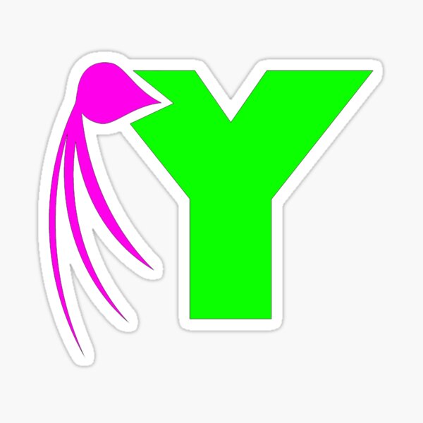"Letter Y" Sticker for Sale by mabhanzi | Redbubble