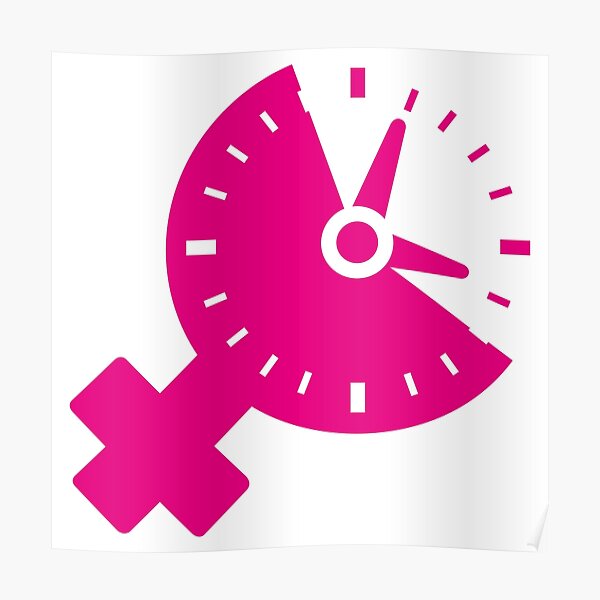 "Icon female PMS symbol, premenstrual tension" Poster for Sale by ...