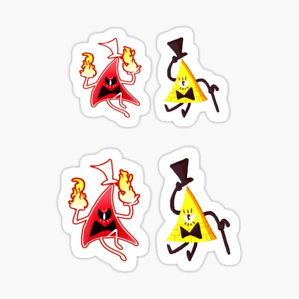 "Bill Cipher stickers" Sticker by itzitxou | Redbubble