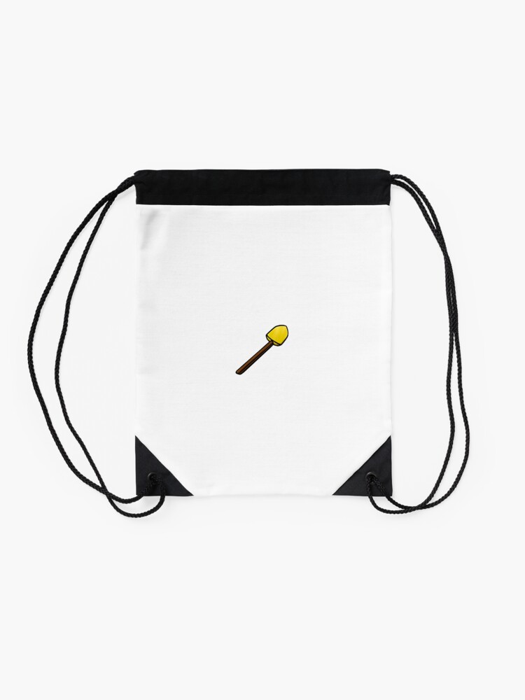 "Minecraft Golden Shovel" Drawstring Bag for Sale by DIMIART | Redbubble