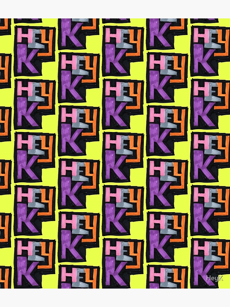 "hey K Logo Marker Style - Solo Version" Backpack for Sale by HeyK ...