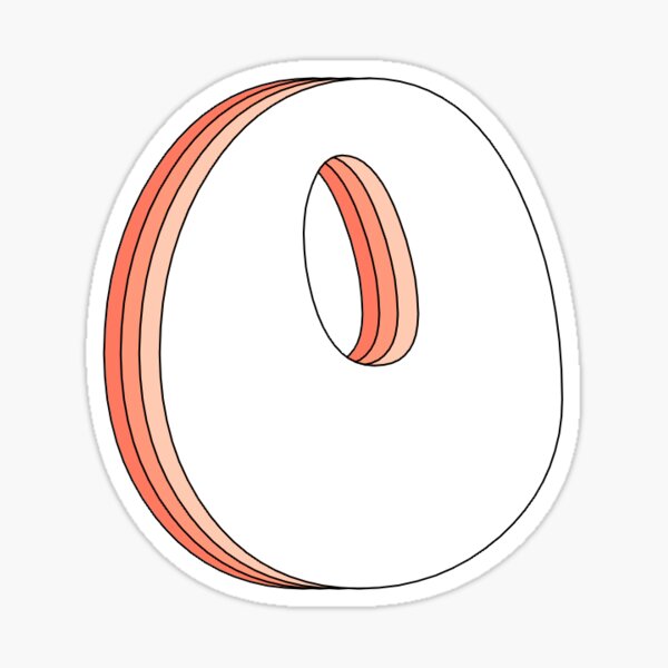 "letter "o" sticker" Sticker by anastasiamanias | Redbubble