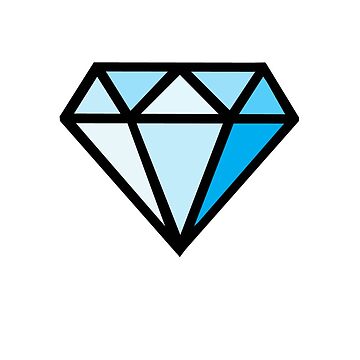 "Minecraft Diamond" Sticker for Sale by DIMIART | Redbubble