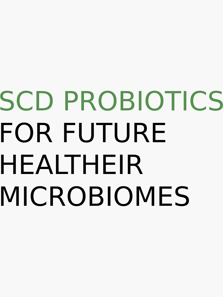 "SCD PROBIOTICS Merch" Sticker by Kikistickers1 | Redbubble