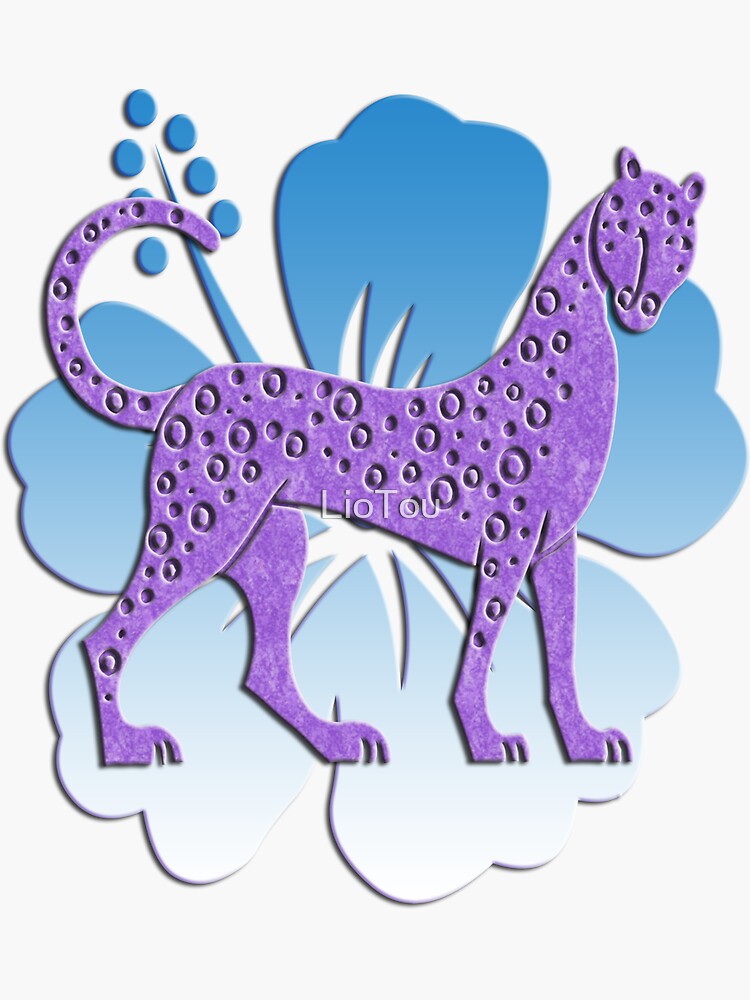 "Gepard - Cheetah" Sticker for Sale by fuxart | Redbubble