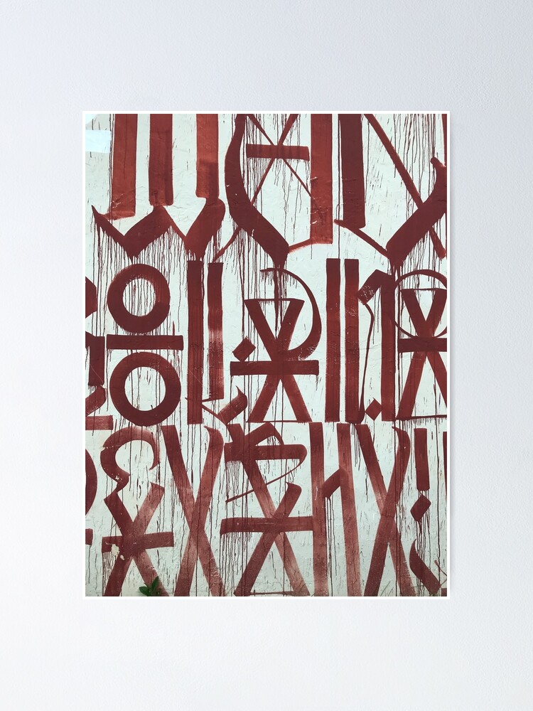 "Retna Graffiti Calligraphy" Poster for Sale by artboy213 | Redbubble