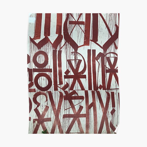 "Retna Graffiti Calligraphy" Poster for Sale by artboy213 | Redbubble