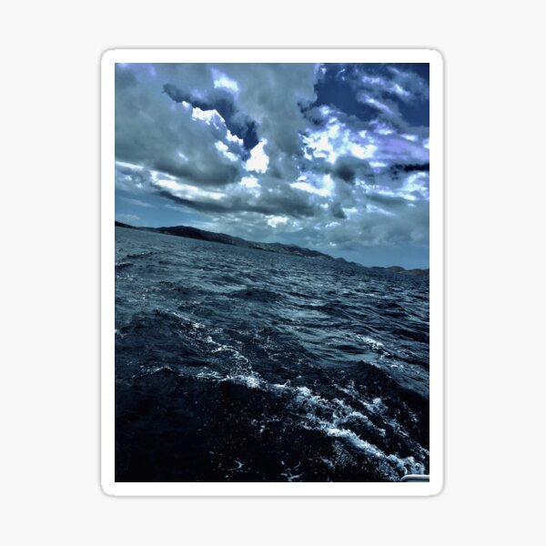 "Ocean View " Sticker by drew-y8 | Redbubble