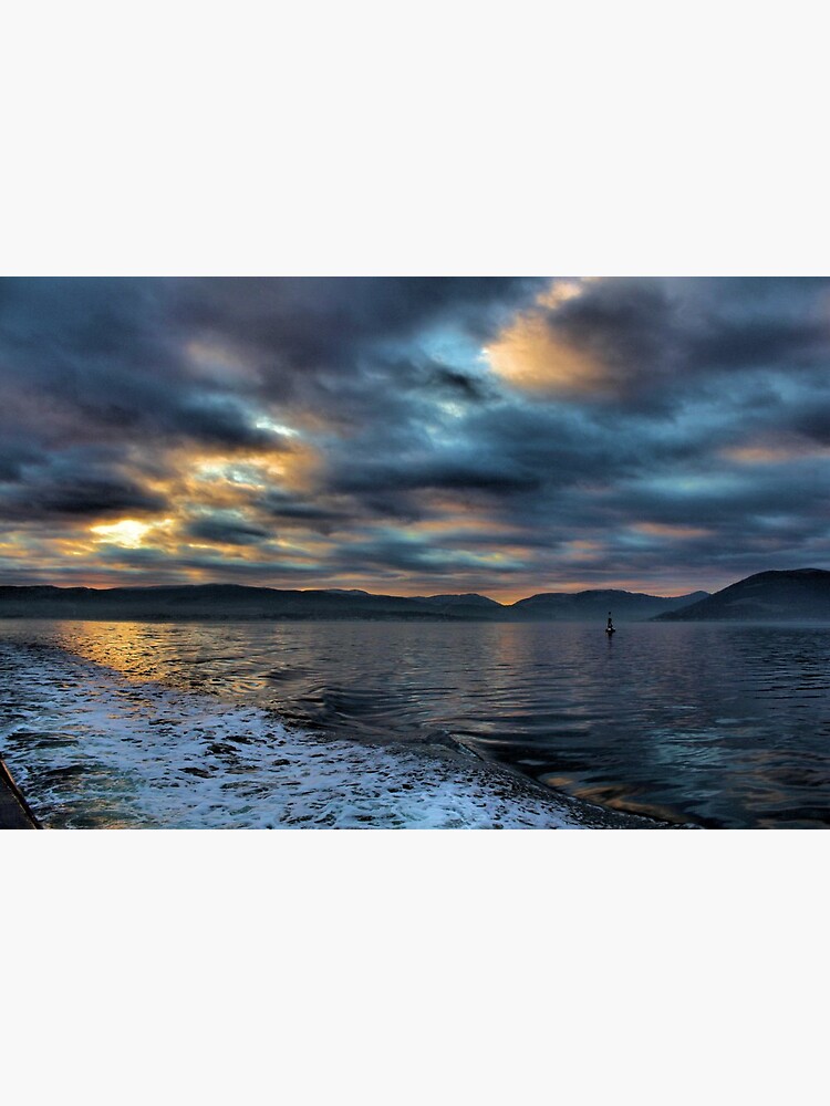 "Sunset over the Clyde looking towards Holy Loch & Dunoon" Photographic ...
