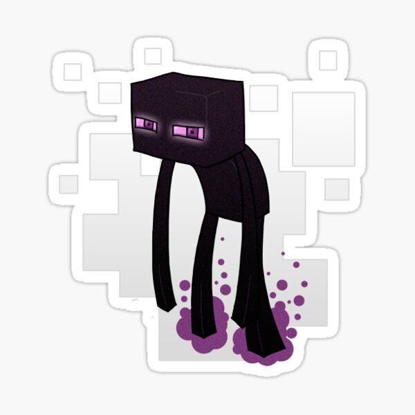"Minecraft Enderman" Sticker by DIMIART | Redbubble