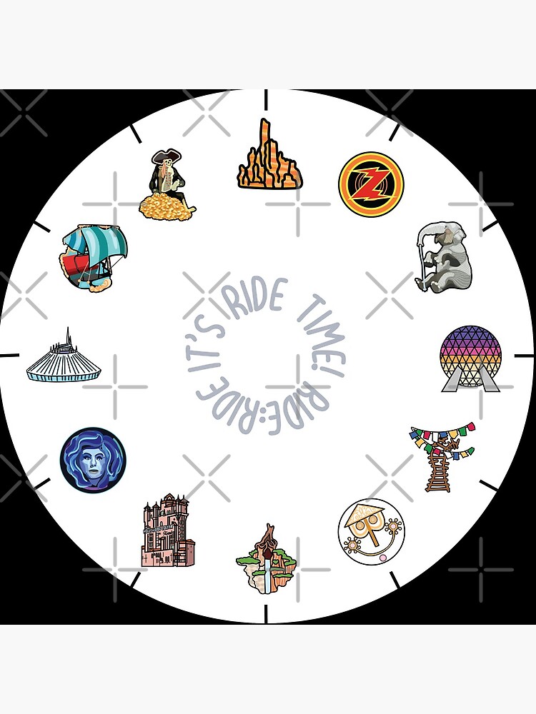 "It's Ride Time!" Clock for Sale by laughingplace55 | Redbubble