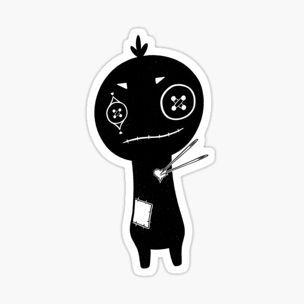 "Voodoo" Sticker by spookisarts | Redbubble