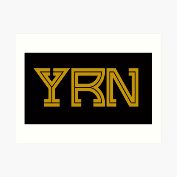 "YRN Logo" Art Print for Sale by DarrellG | Redbubble