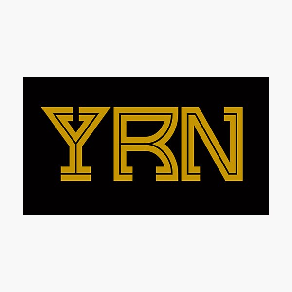 "YRN Logo" Photographic Print for Sale by DarrellG | Redbubble
