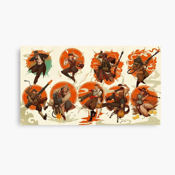 "Team Fortress 2 WW1 Artistic Depiction of the Mercenaries - Spy, Scout ...