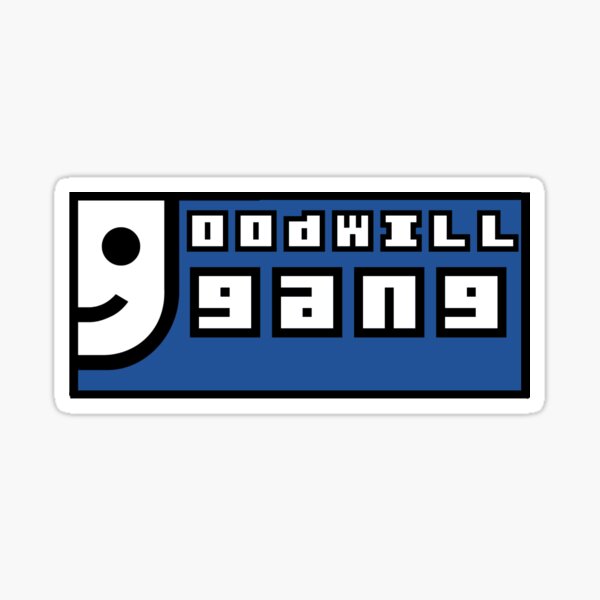 "Goodwill Gang" Sticker for Sale by milabbee | Redbubble
