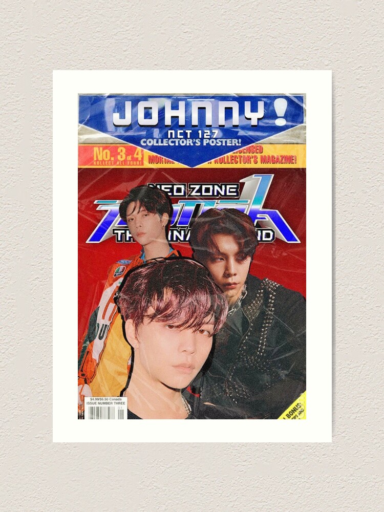 "NCT 127 NEO ZONE POSTER (Johnny)" Art Print by cowgirlbopbe | Redbubble