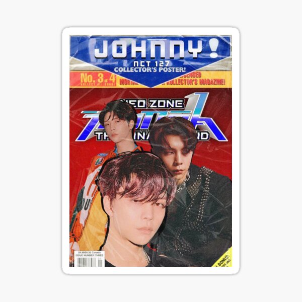 "NCT 127 NEO ZONE POSTER (Johnny)" Sticker by cowgirlbopbe | Redbubble