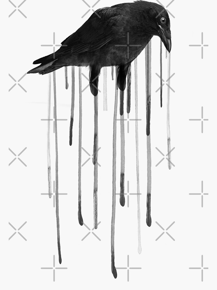 "Raven Run" Sticker for Sale by vinpez | Redbubble