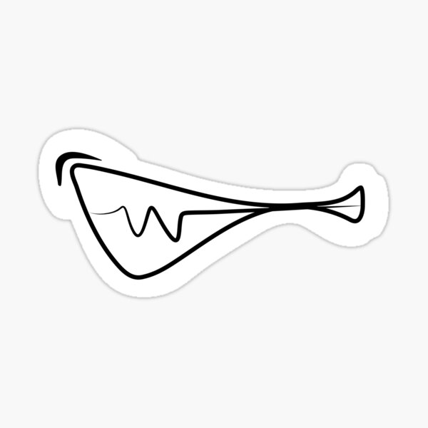 "Angry Mouth" Sticker by KC1max | Redbubble