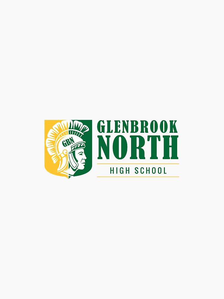 Pegatina «GBN Glenbrook North High School Diseño de logotipo ...