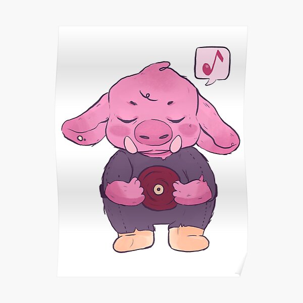 "Minecraft Piglin" Poster for Sale by TytoninaeArt | Redbubble