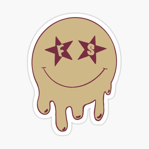 "Florida State Smiley" Sticker for Sale by smstickersx | Redbubble