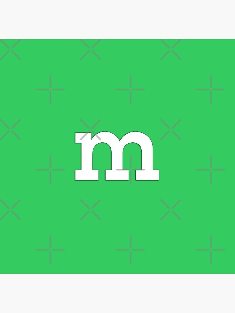 "m&m Green" Pin by MrPixelus | Redbubble