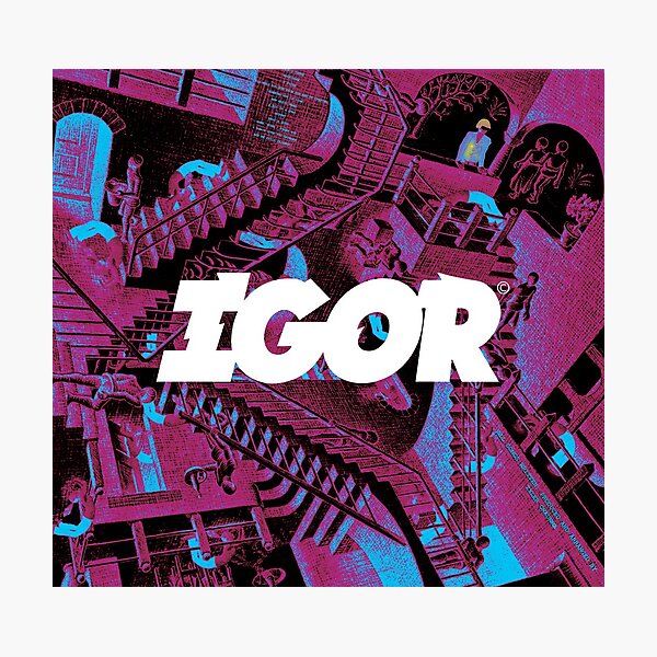 Lámina fotográfica « esta portada alternativa del álbum IGOR utiliza ...