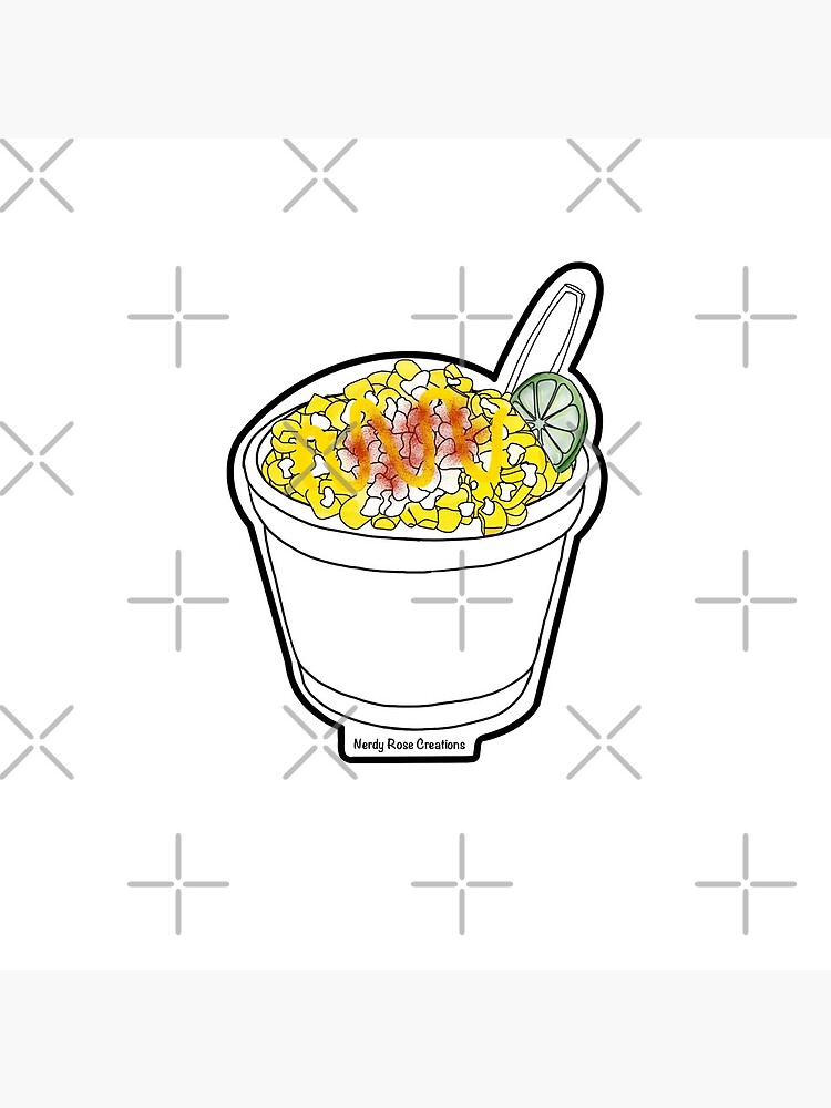 "Esquite Corn in a Cup " Art Print for Sale by RCadenas1 | Redbubble