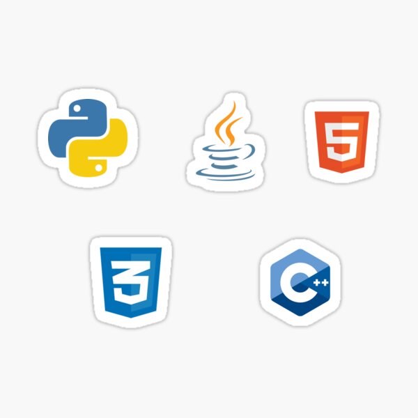 "coding langauges symbols" Sticker for Sale by veronif6799 | Redbubble