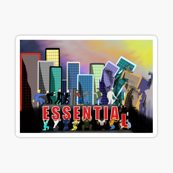 "Essential" Sticker for Sale by -SoUr- | Redbubble