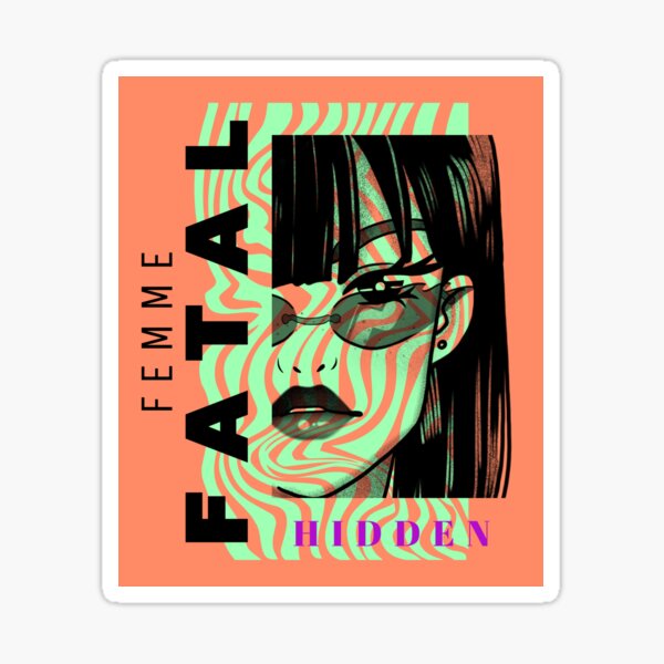 "Femme Fatal" Sticker by rp-store | Redbubble