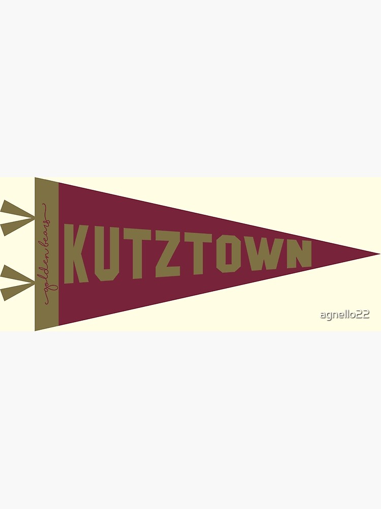 "Kutztown University Pennant Flag" Poster for Sale by agnello22 | Redbubble