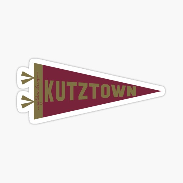 "Kutztown University Pennant Flag" Sticker for Sale by agnello22 ...