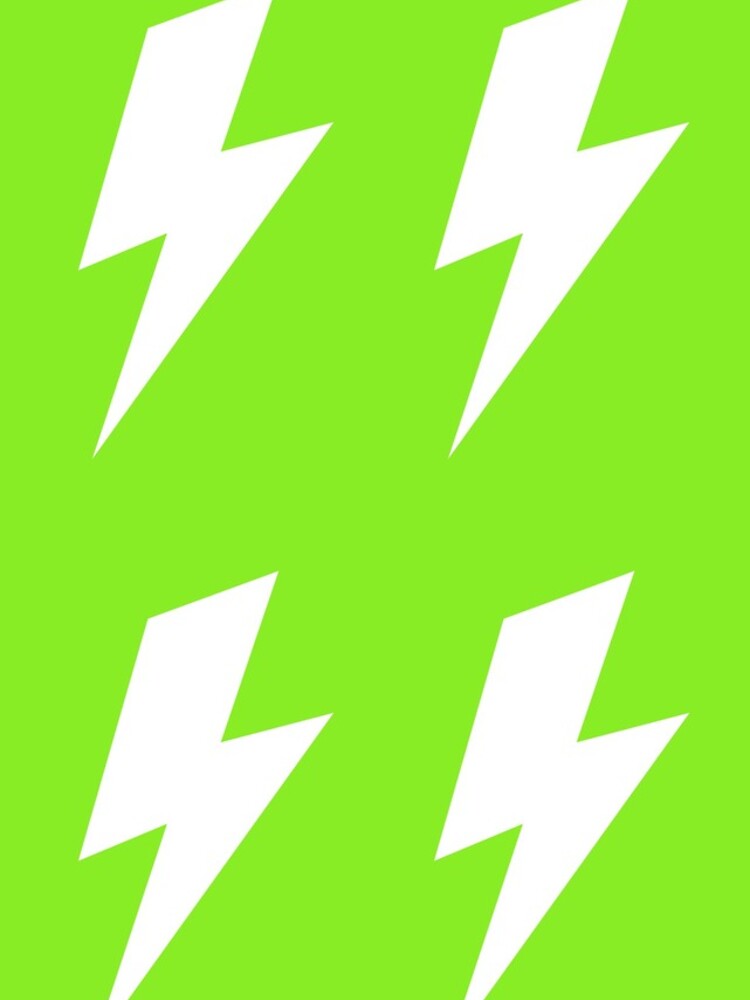 "Neon Green Lightning Bolts " iPhone Case for Sale by lucysposters28 ...
