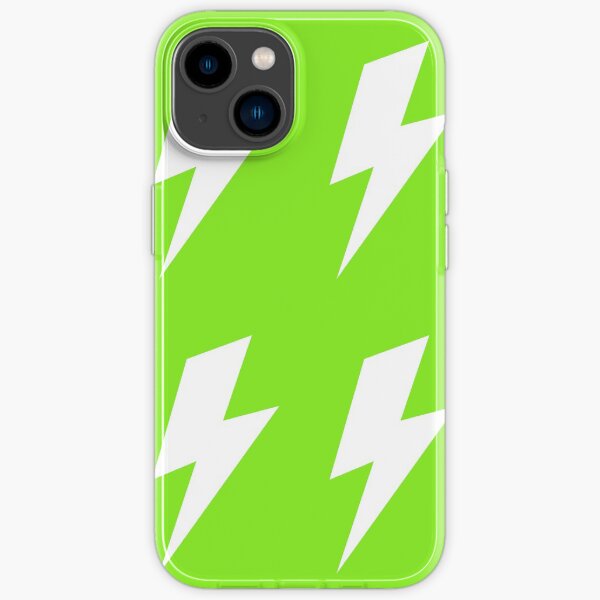 "Neon Green Lightning Bolts " iPhone Case for Sale by lucysposters28 ...