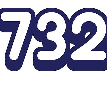 "732" Sticker for Sale by Sara Smith | Redbubble