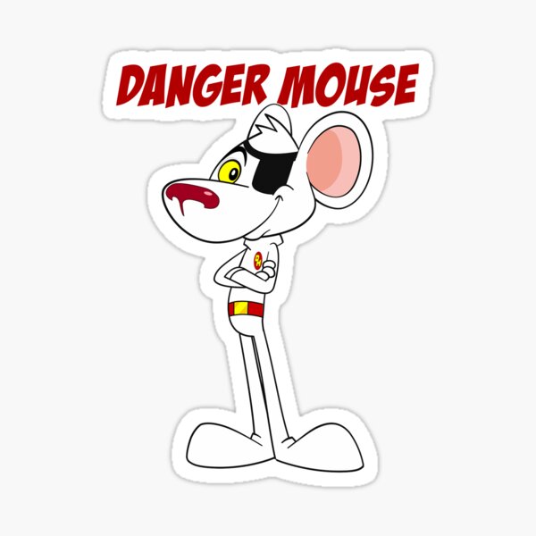 Cartoon Danger Mouse Stickers | Redbubble