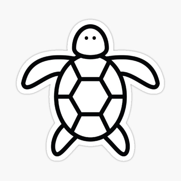 "Sea Turtle Icon" Sticker for Sale by ReefTropics | Redbubble