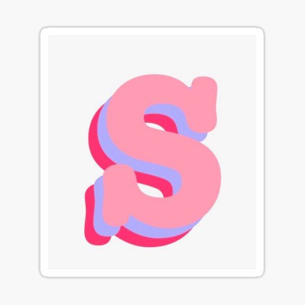 "Letter S" Sticker by artbypfc | Redbubble