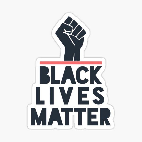 "Black Lives Matter" Sticker for Sale by Itz-Bright | Redbubble