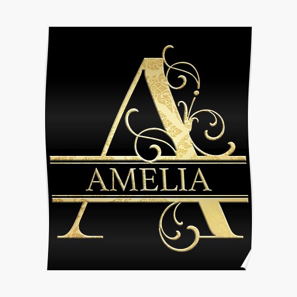 Amelia Name Posters | Redbubble