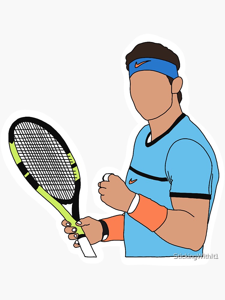 "Rafa Nadal" Sticker for Sale by StickingWithIt1 | Redbubble