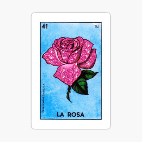 "La Rosa" Sticker by Joselynp627 | Redbubble