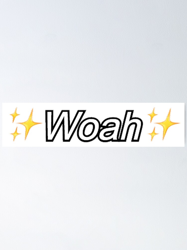 "Woah emoji gabbie hanna" Poster by theladiesart | Redbubble