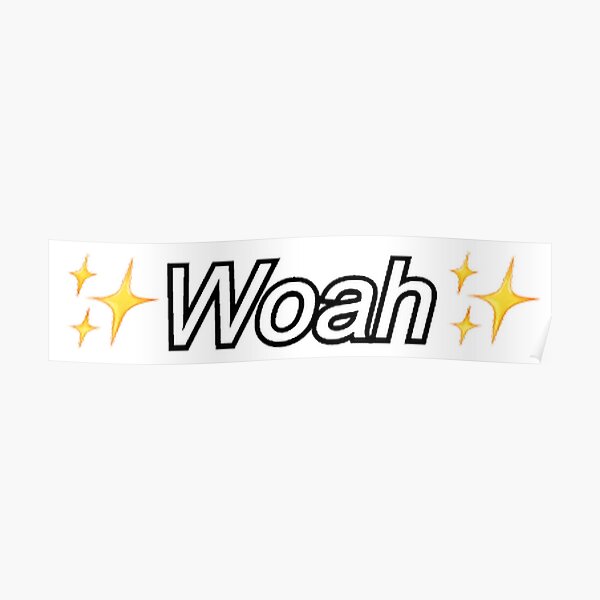 "Woah emoji gabbie hanna" Poster by theladiesart | Redbubble