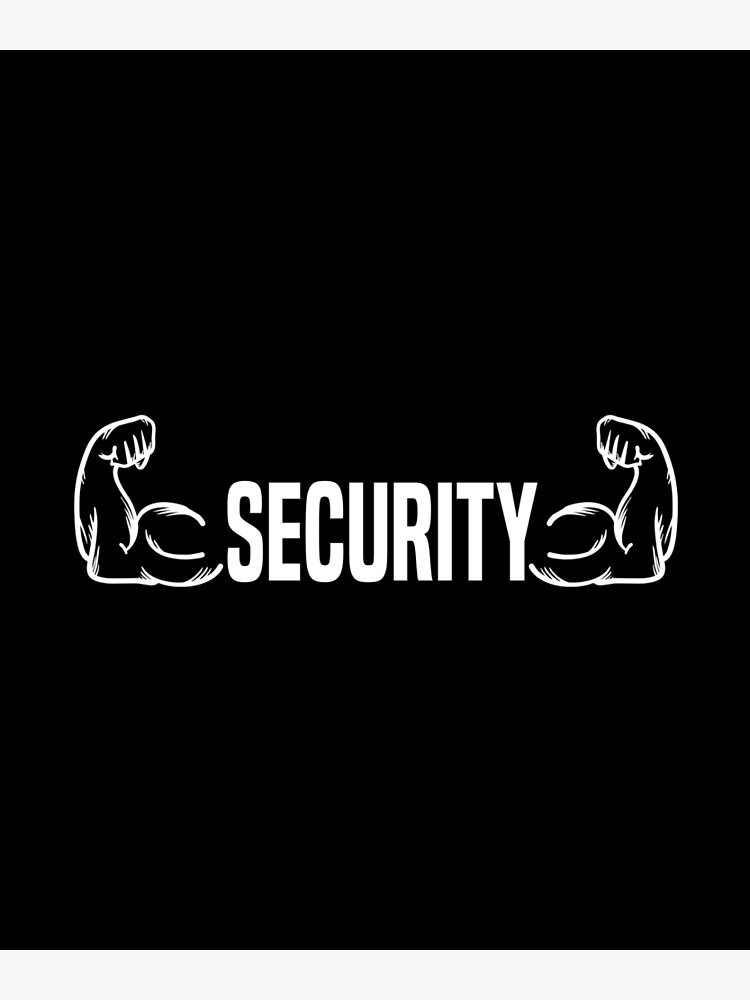 "Security Muscles" Poster by JustEmerge | Redbubble