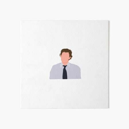 "Jim Halpert / The Office Sticker" Art Board Print for Sale by ...