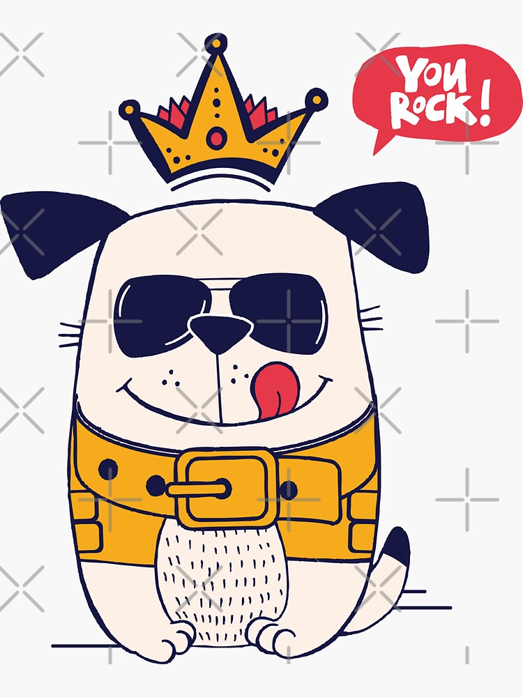 "You Rock!" Sticker for Sale by grandmarock | Redbubble